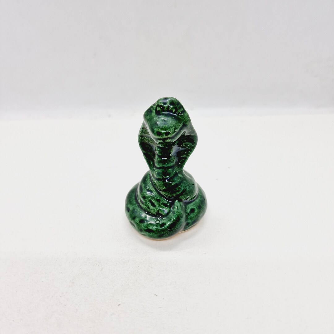 Vintage Snake Figurine - Soviet Vintage Snake - Soviet Vintage Ceramic ...