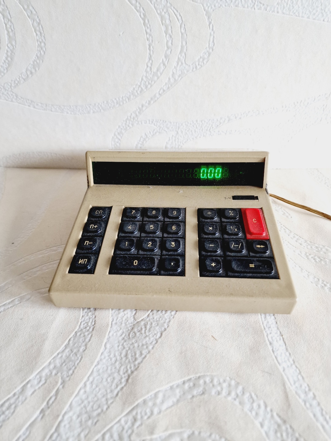 Soviet Vintage Calculator | Soviet Desk Calculator | Electronica MK 42 ...