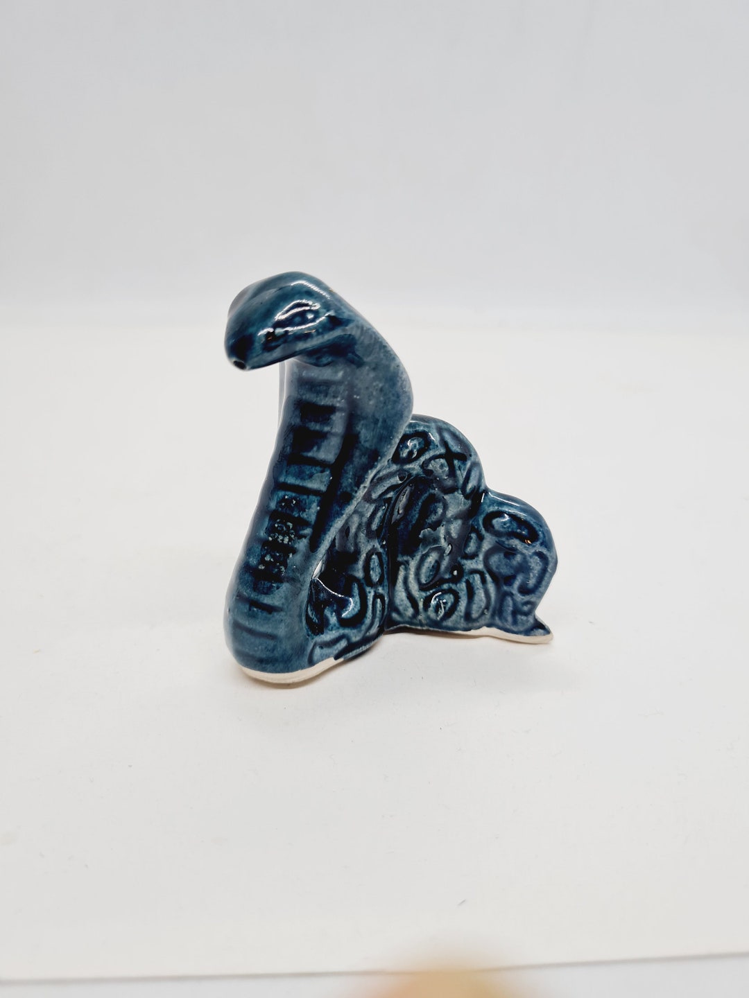 Vintage Snake Figurine Soviet Vintage Snake Soviet Vintage Ceramic ...
