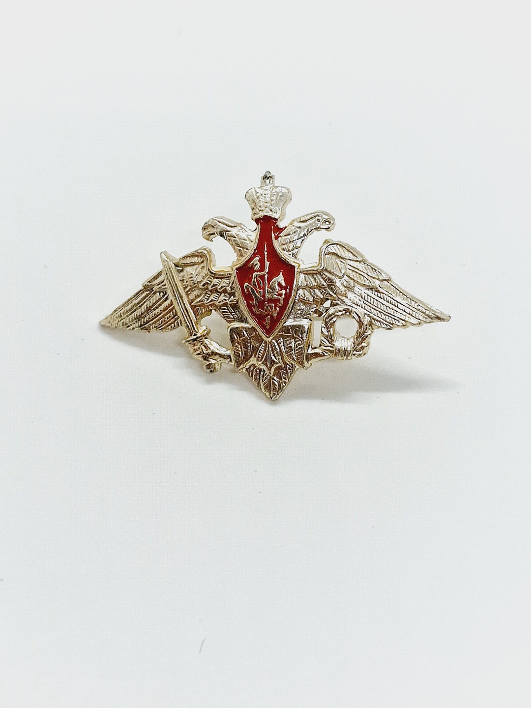 Vintage Russian Cockade From Military Service Cap Made in USSR in 1990s ...