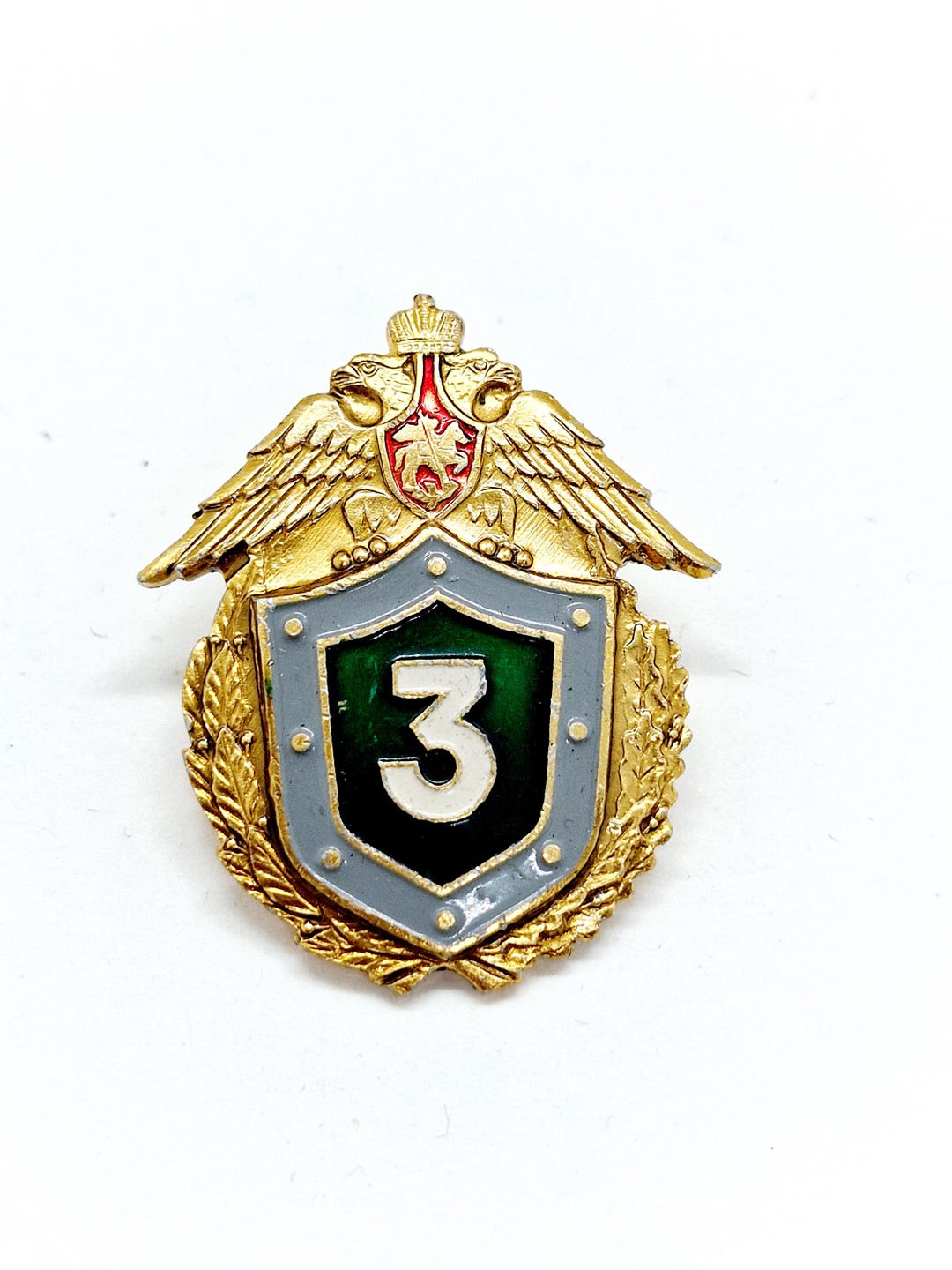 Vintage Russian Pin "soldier's Badge 3rd Class" Made in Russia 1990s ...