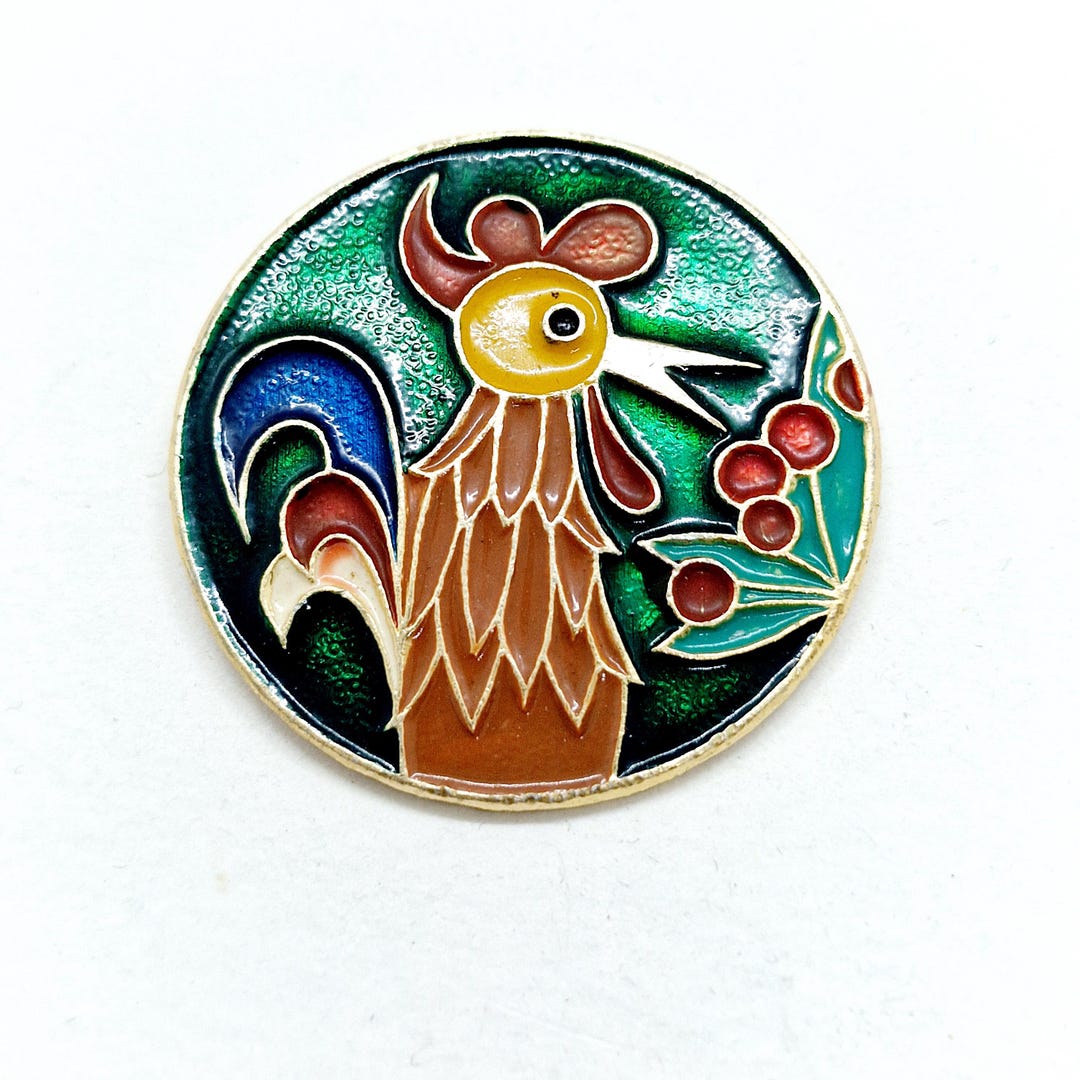 Soviet Rooster Pin - Soviet Vintage Fairy Tale Pin Made in USSR in ...