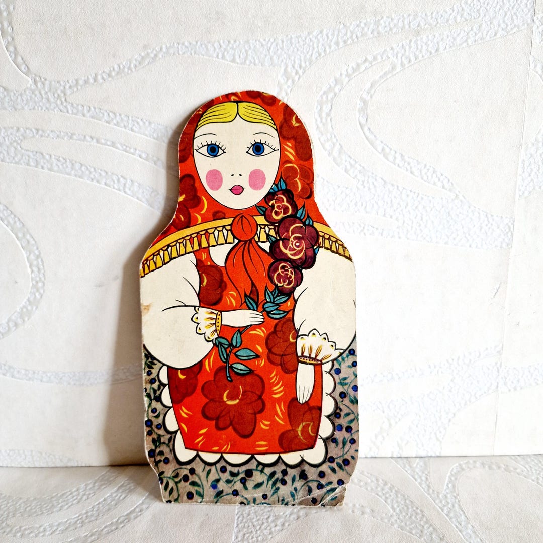 Rare Matryoshka Book - Rare Soviet Vintage Children's Book - Soviet ...