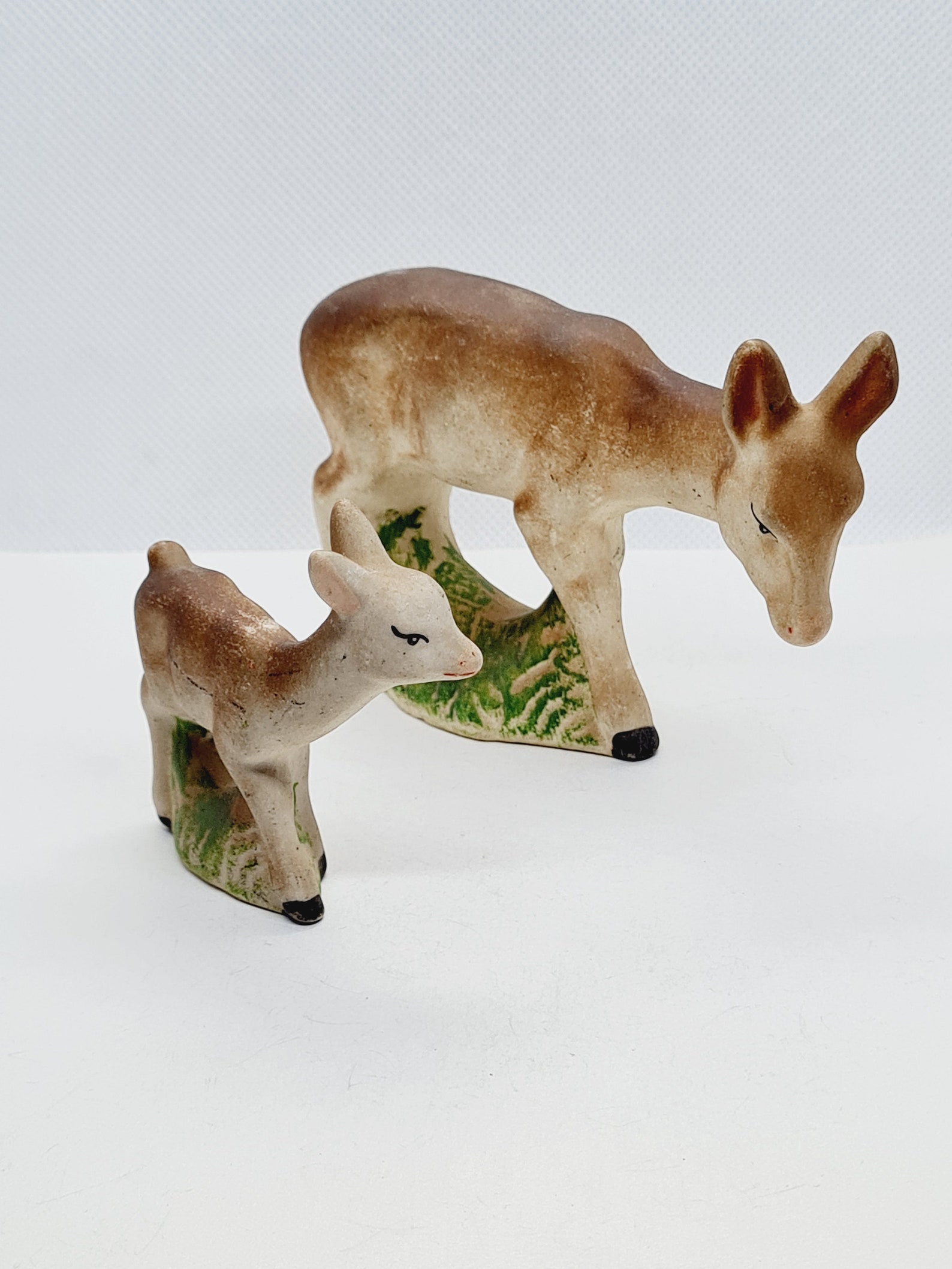 Vintage Deer Figurines - Set of 2 Deer Made of Biscuit Clay in USSR in ...