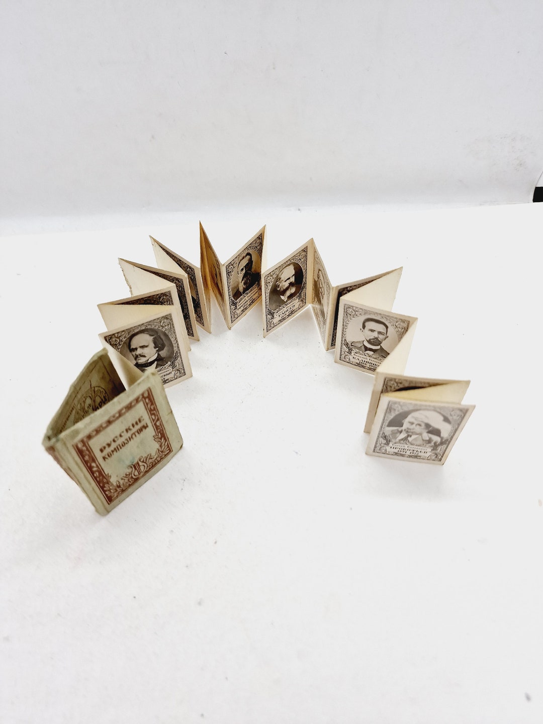 Soviet Vintage Mini Book Souvenir With Russian Composers Made in USSR ...