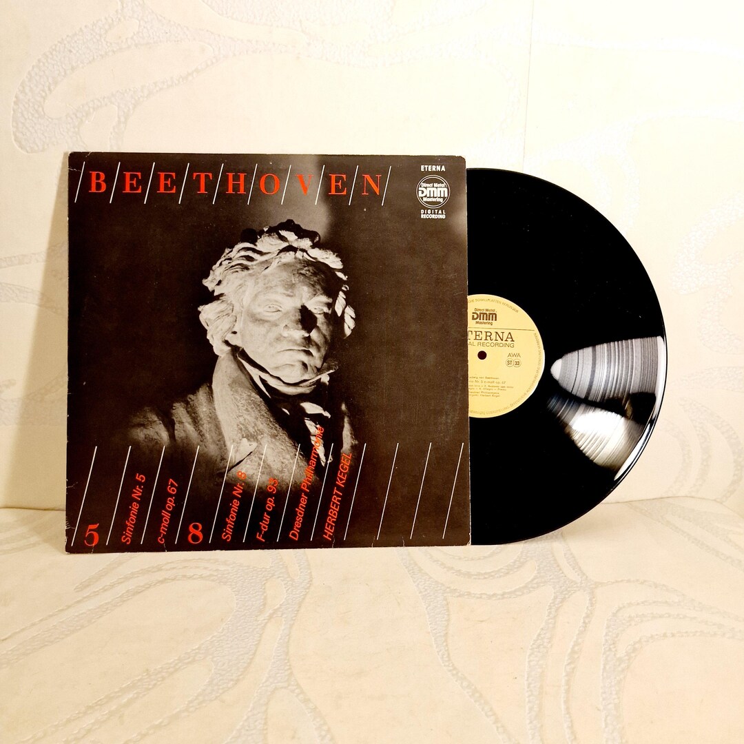 Beethoven Vinyl Record, German Collectible Vinyl, Vintage Record Made ...