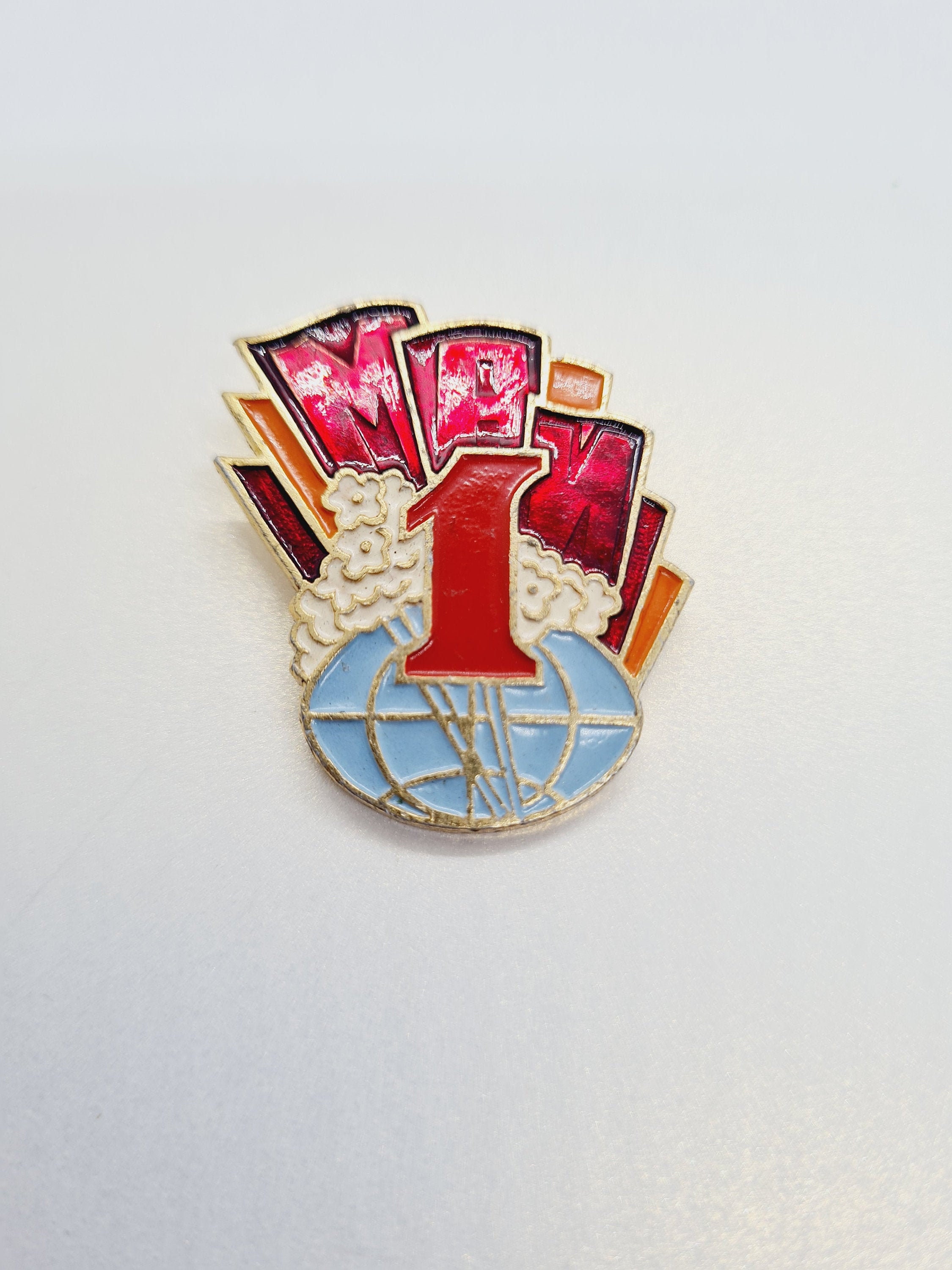 1st of May Pin - Soviet Vintage Spring and Labor Day Pin Made in USSR ...