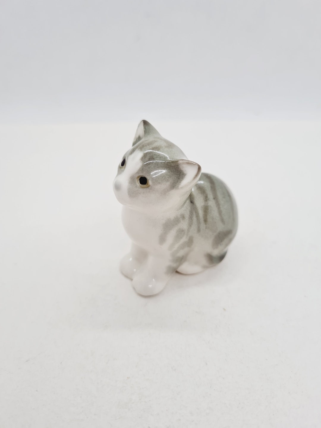 Soviet Vintage Kitten Kitty Vintage Cat Figurine Made in USSR by LFZ ...