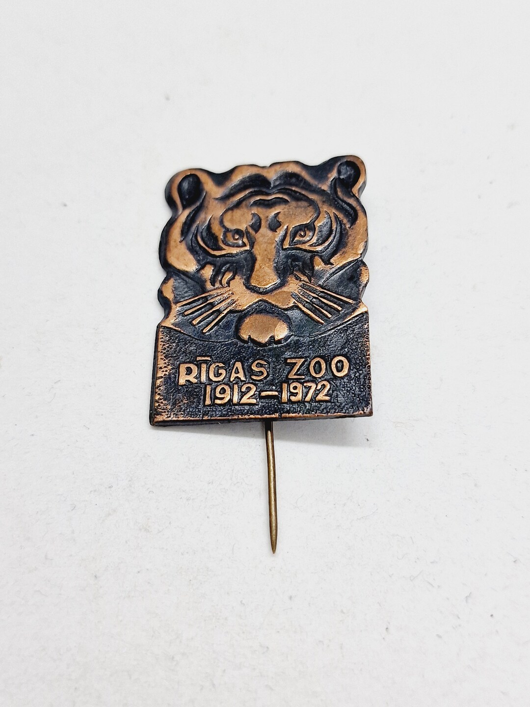 Riga Zoo Pin Latvian Vintage Riga Zoo Pin Ade in USSR in 1972 - Etsy
