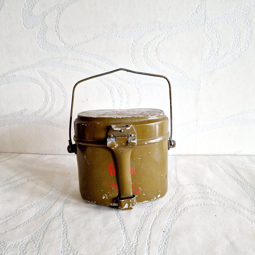 Soviet Army Mess Kit, Soviet Military Pot for Food, Set of Dishes,ussr ...