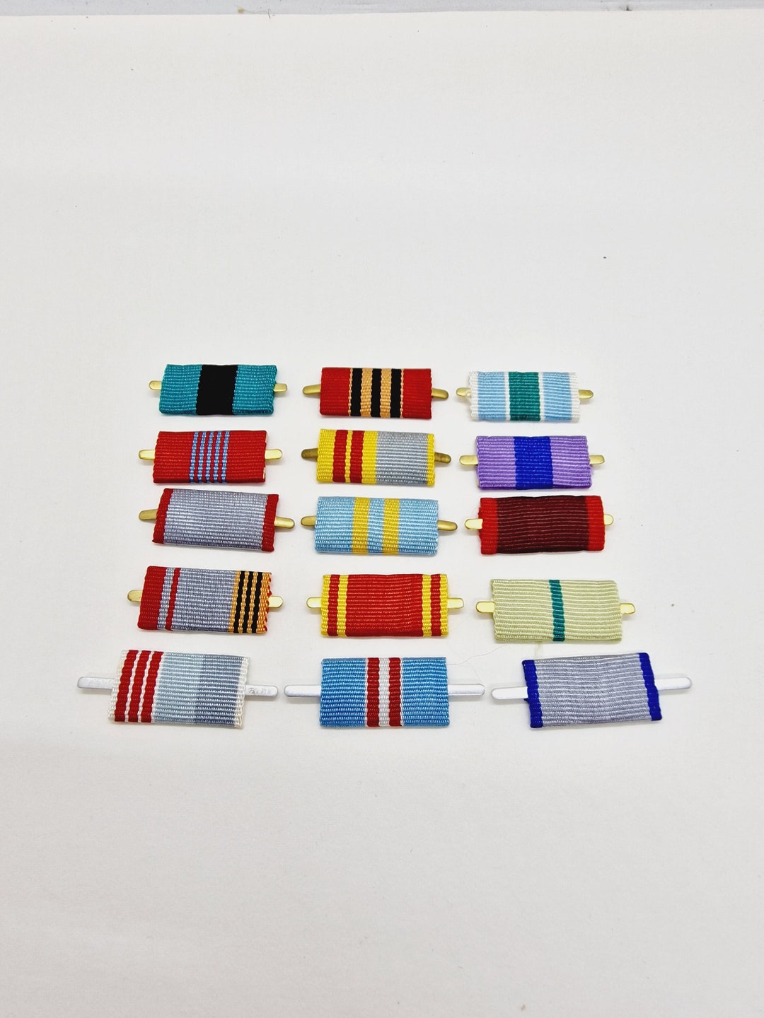 Soviet Vintage Set of 15 Medal Orders Medal Ribbons Made in USSR in ...