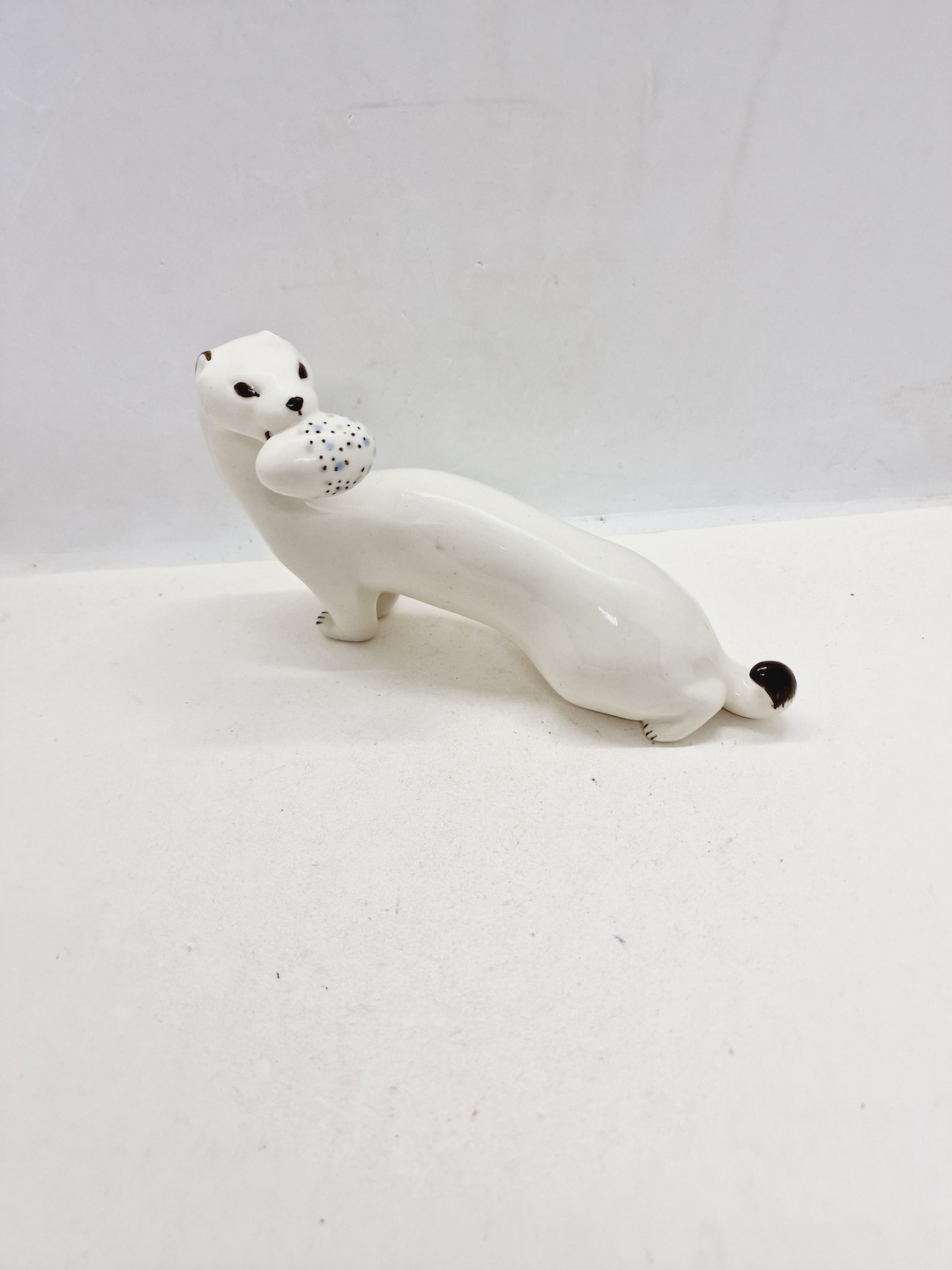 Soviet Vintage Marten Figurine - Vintage Porcelain Marten Figurine With ...