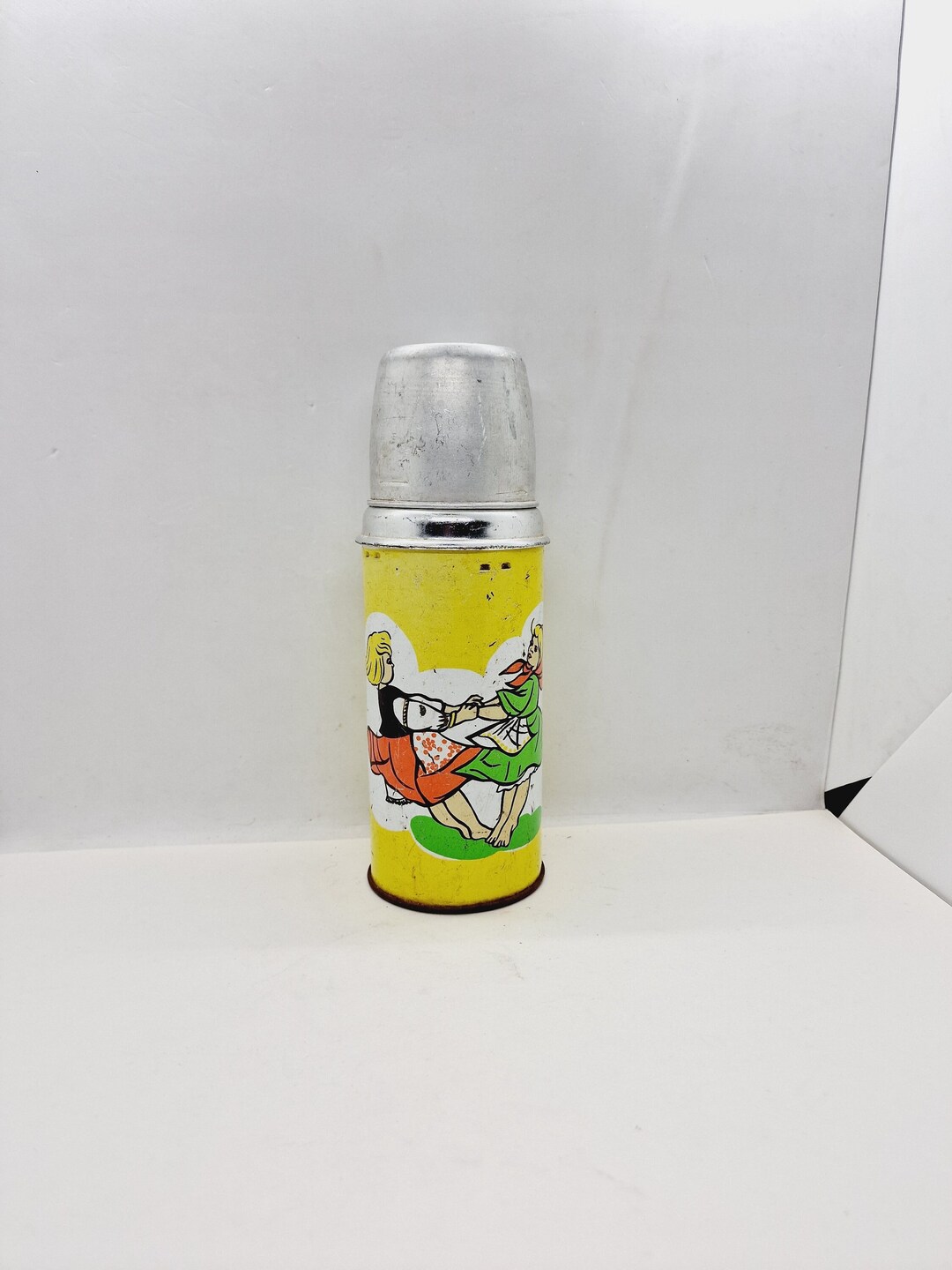 Rare Latvian Vintage Thermos With Traditional Latvian Dancers Made in ...