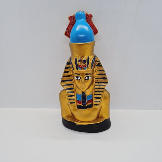 Vintage Egyptian Pharaoh Figurine Made in 1990s. | Etsy