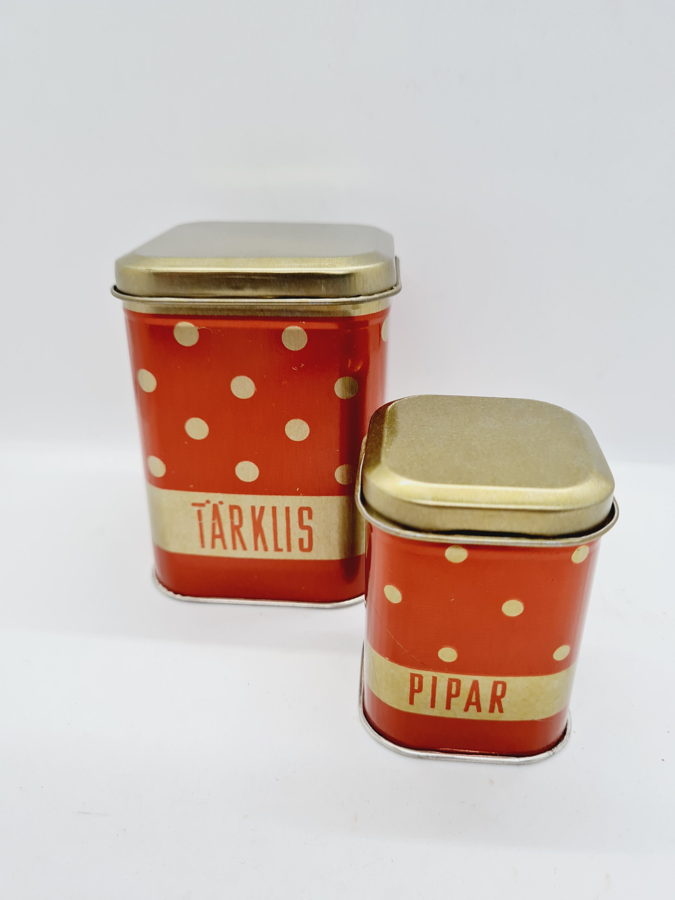 Soviet Tin Boxes Set of 2 New Vintage Soviet Polka Dot Red - Etsy UK