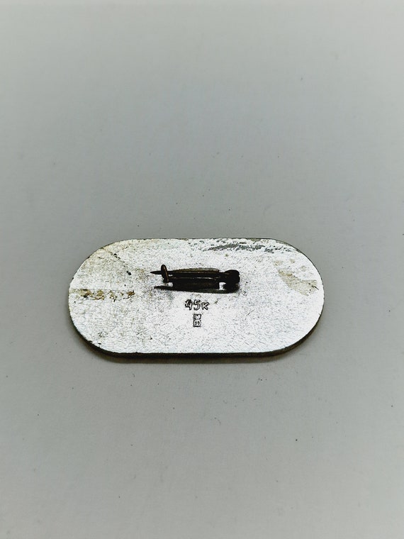 Soviet vintage Olympic pin Moscow 80 badge Made in US… - Gem