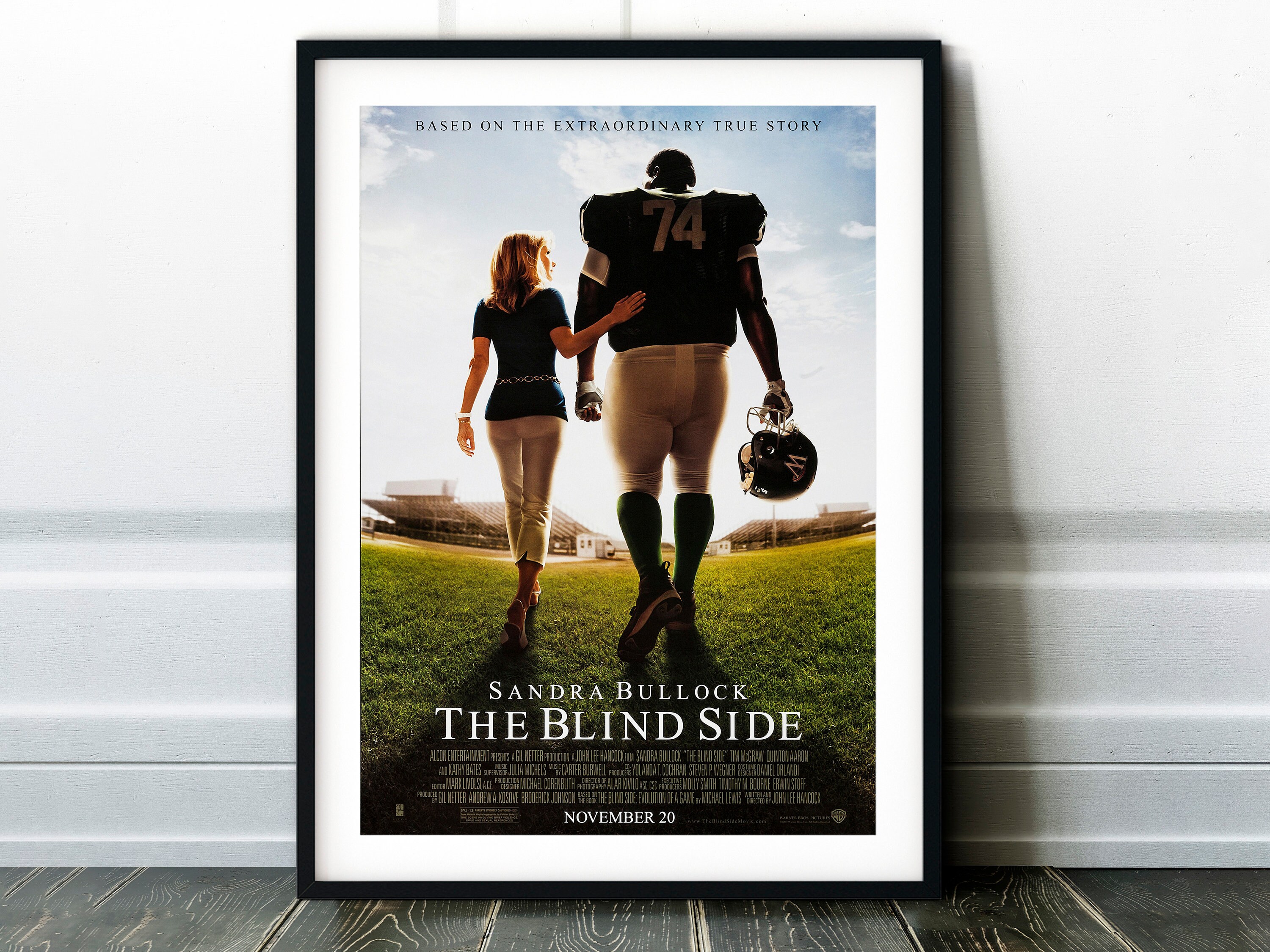 The Blind Side Movie Poster Classic 00's Vintage Wall | Etsy