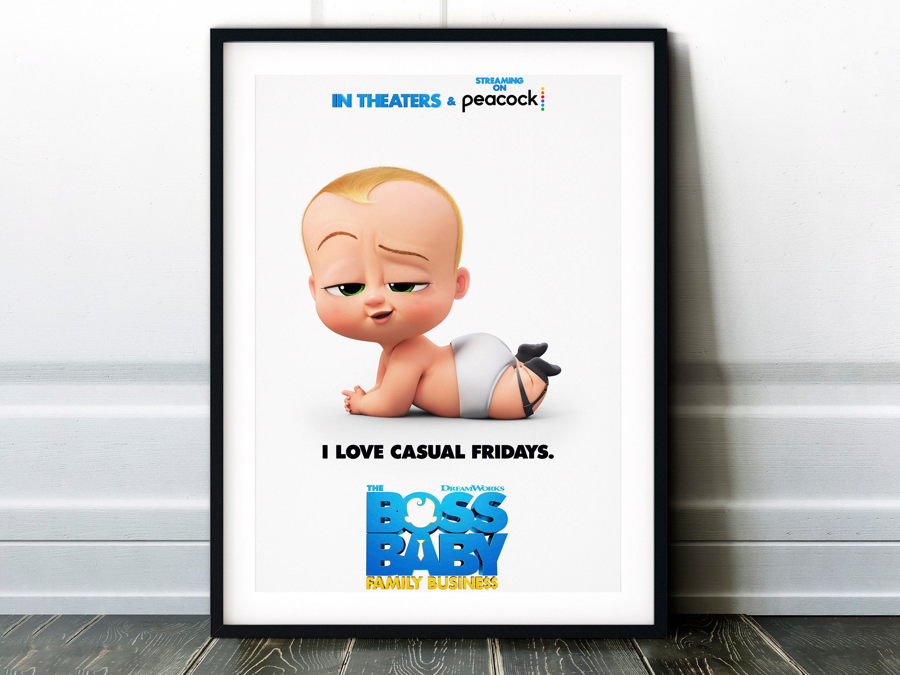 Boss Baby Family Business Movie Poster Classic 00's | Etsy