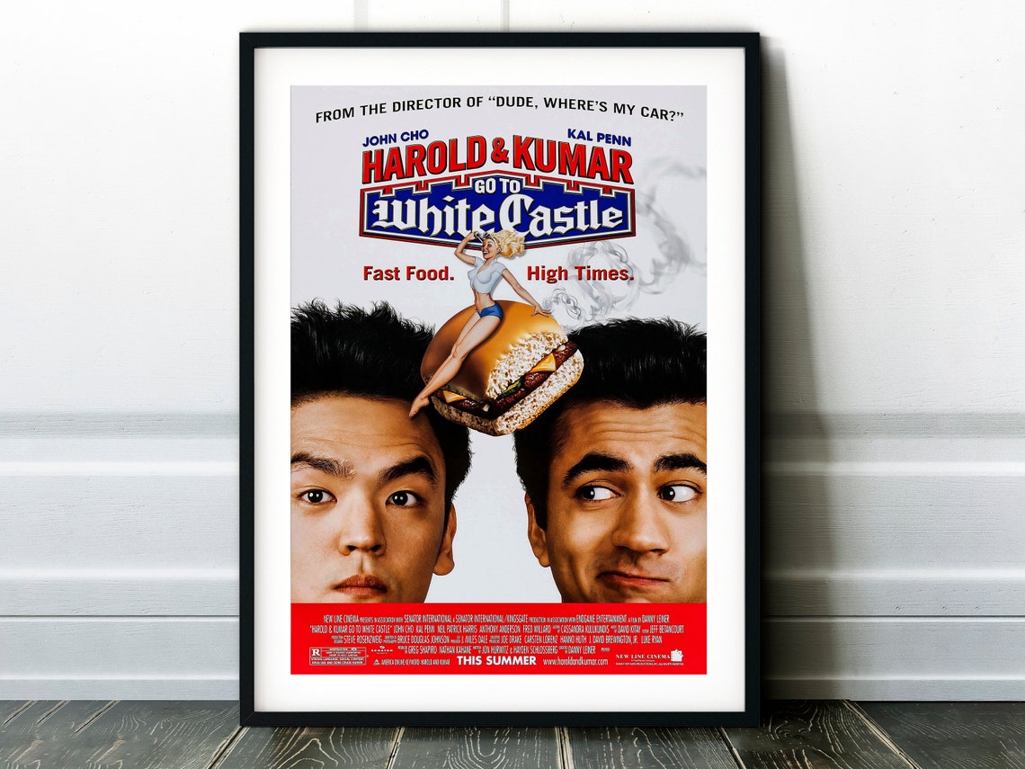 Harold and Kumar Go to White Castle Movie Poster Classic | Etsy