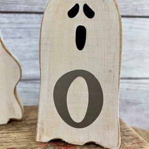 Ghost Trio Sign Set | Reclaimed Wood Halloween Decor - Etsy