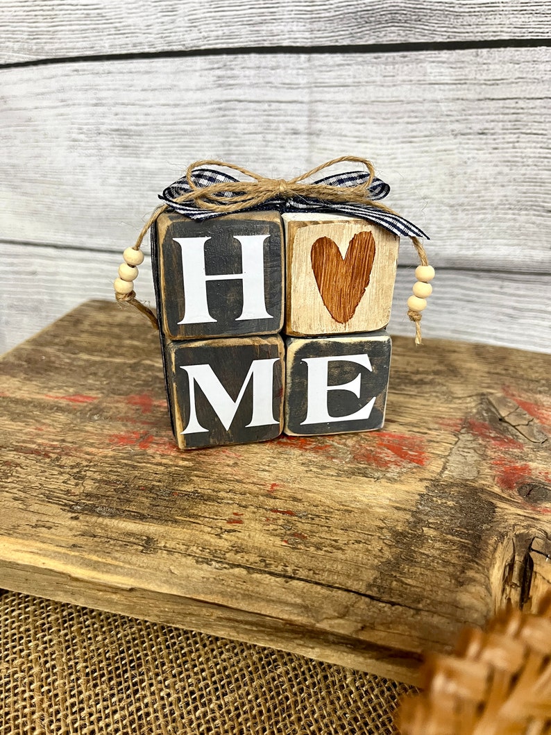 Home Block Set for Mantels, Trays, and More - Etsy