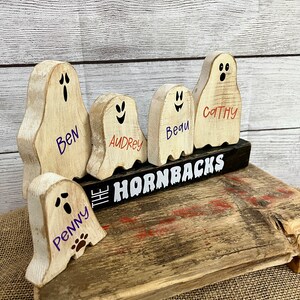 Personalized Ghost Family for Halloween - Wood Block Set - Etsy