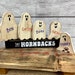 Personalized Ghost Family for Halloween - Wood Block Set - Etsy