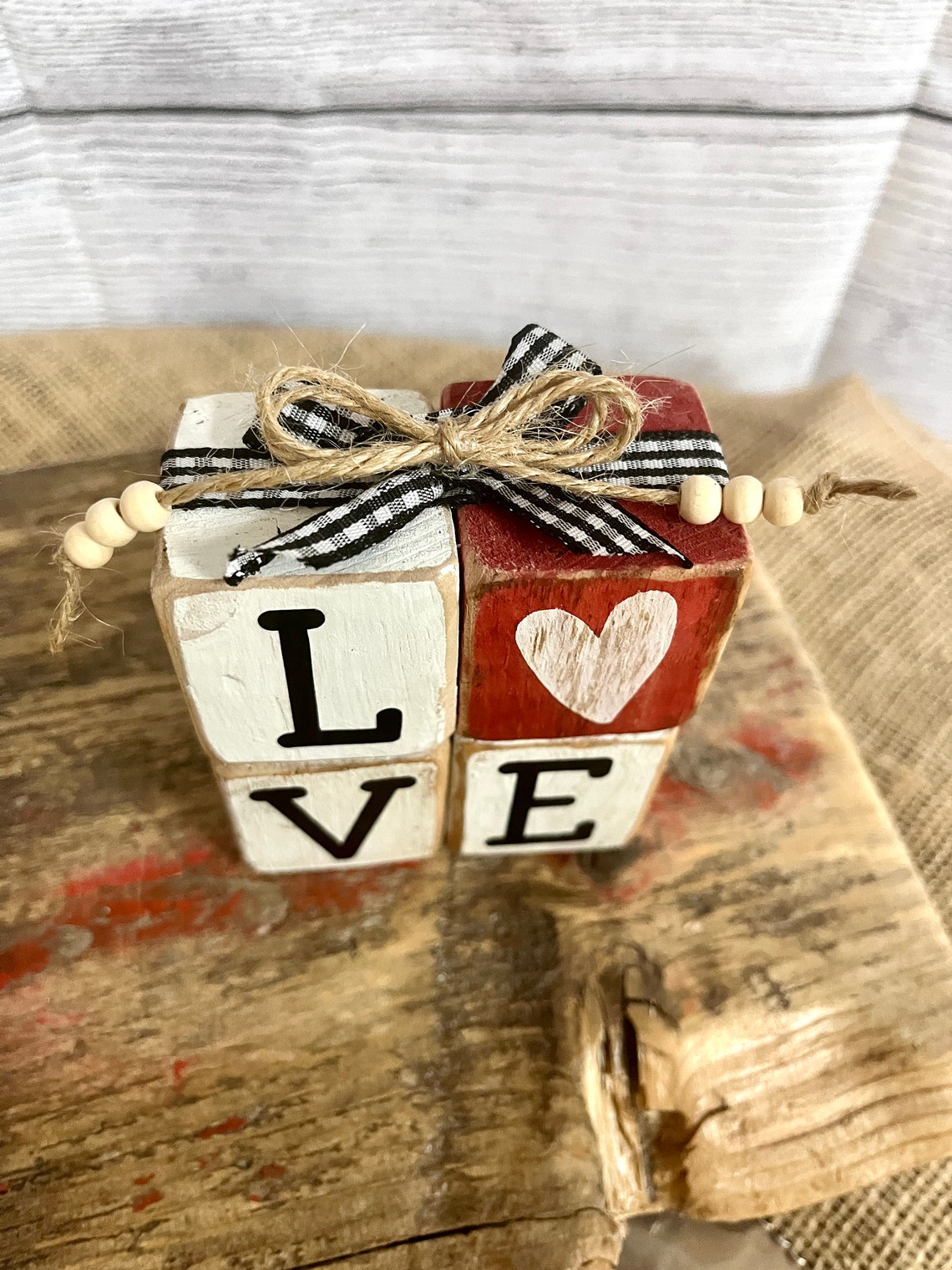 Love Block Set for Mantels, Trays, and More - Etsy