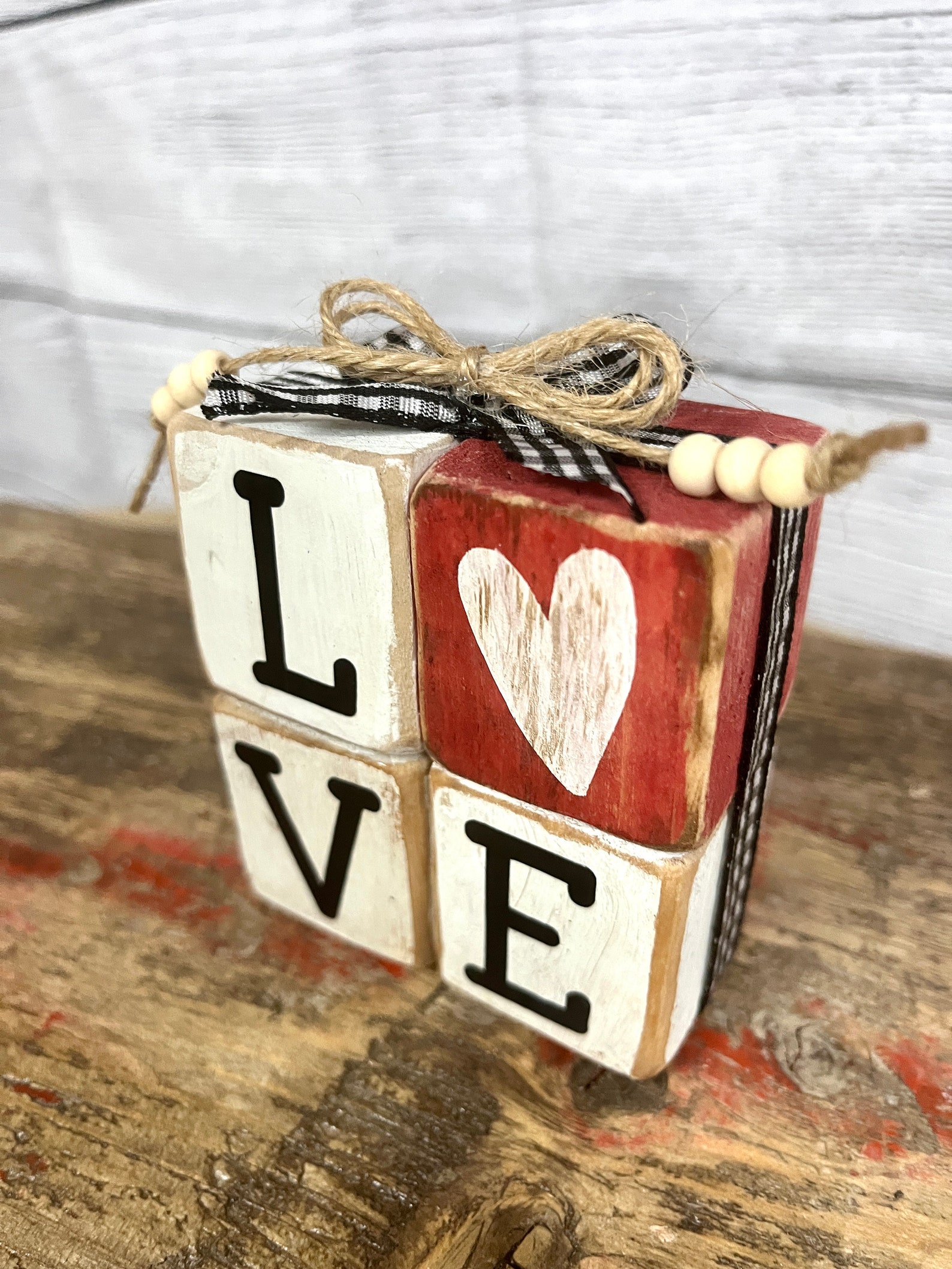 Love Block Set for Mantels, Trays, and More - Etsy