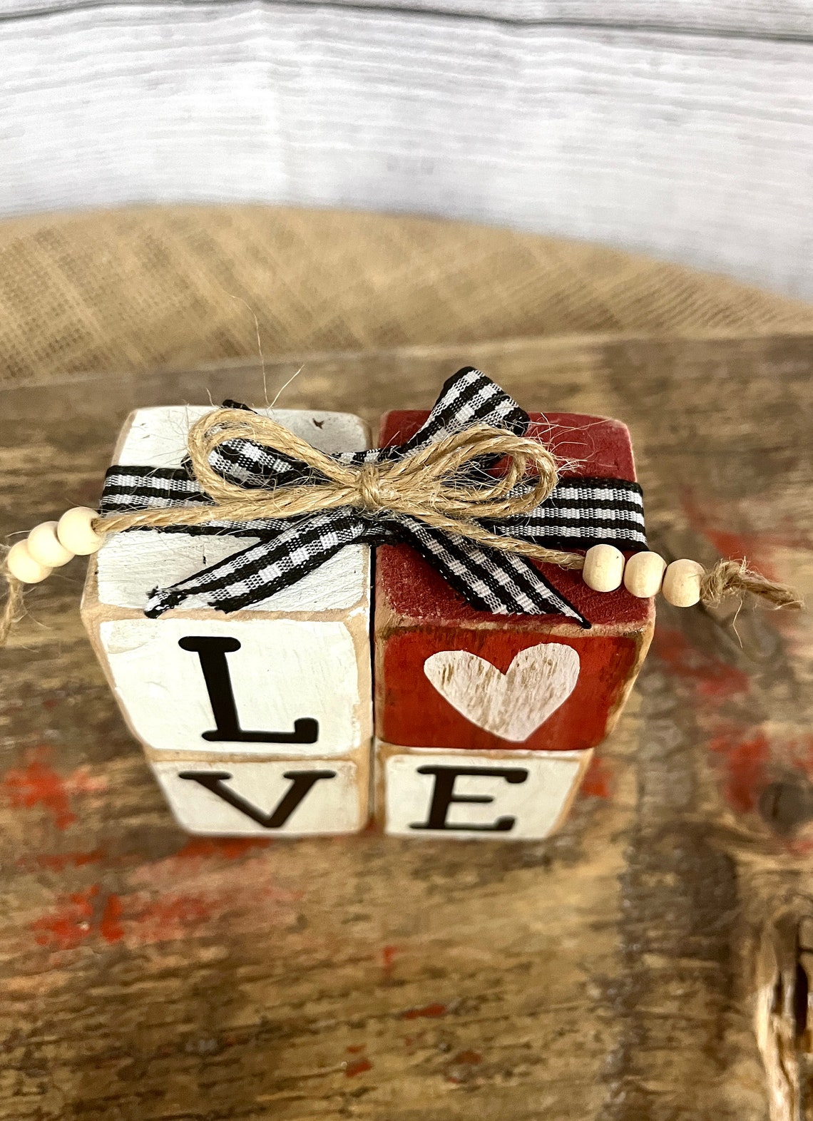 Love Block Set for Mantels, Trays, and More - Etsy