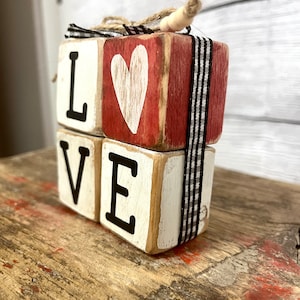 Love Block Set for Mantels, Trays, and More - Etsy