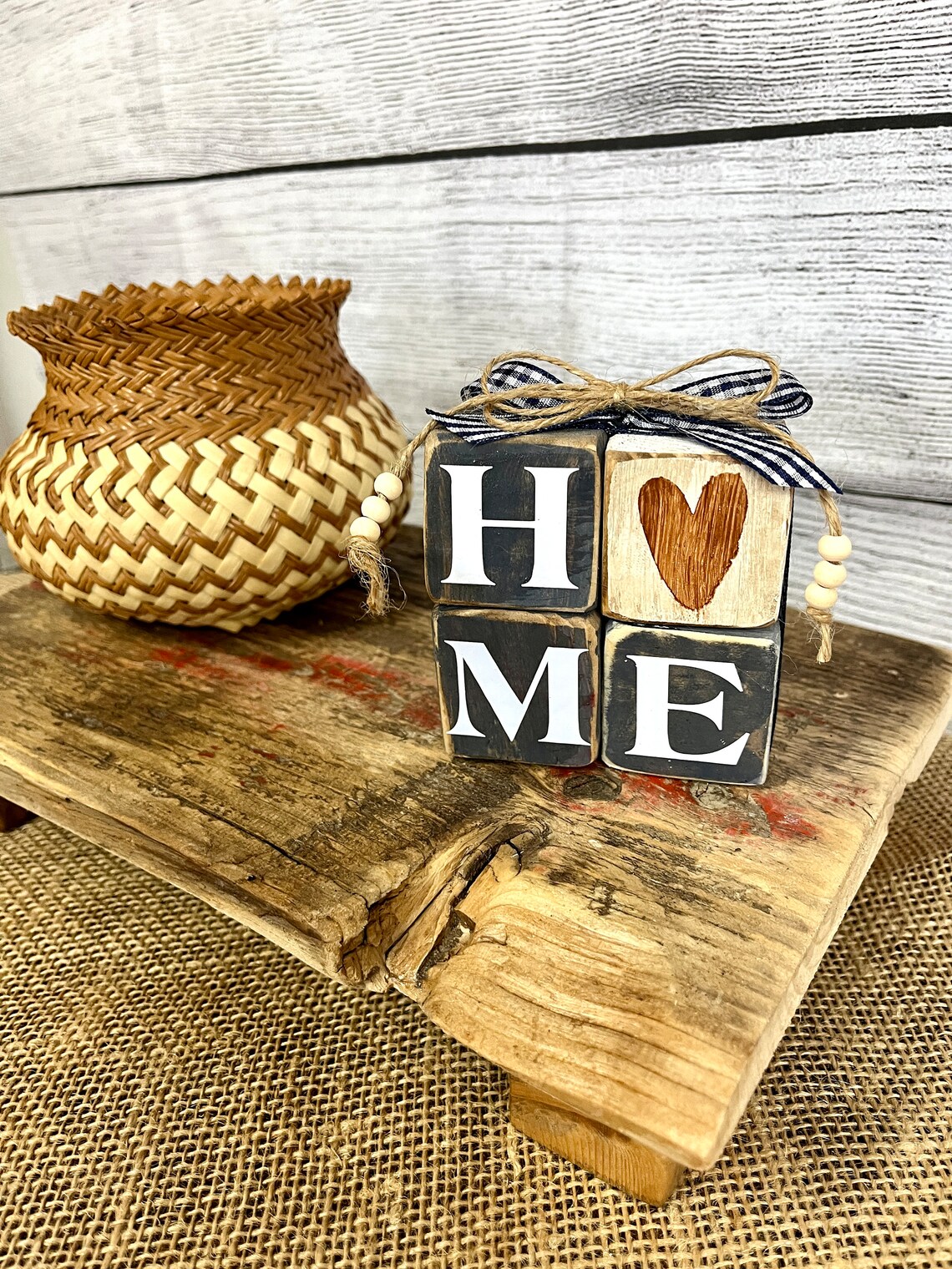 Home Block Set for Mantels, Trays, and More - Etsy