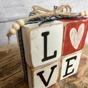 Love Block Set for Mantels, Trays, and More - Etsy