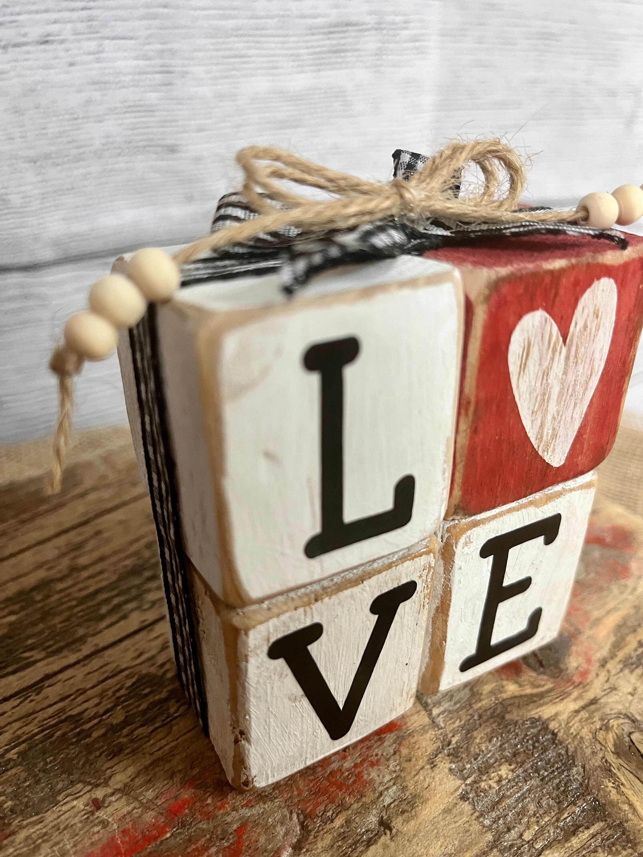 Love Block Set for Mantels, Trays, and More - Etsy