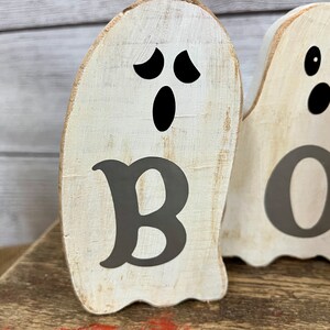 Ghost Trio Sign Set | Reclaimed Wood Halloween Decor - Etsy
