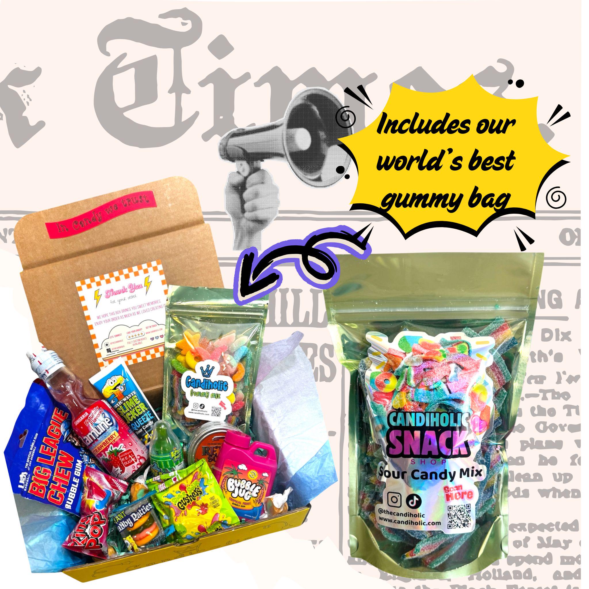 Retro Candy Snack Box: Nostalgic Treats & Fun Surprises - Etsy