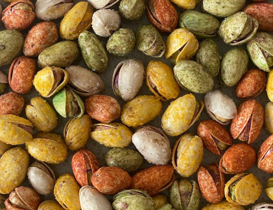 Chamoy Pistachio - Spicy, Chili, Jalapeno, Fiesta Flavored Pistachio ...