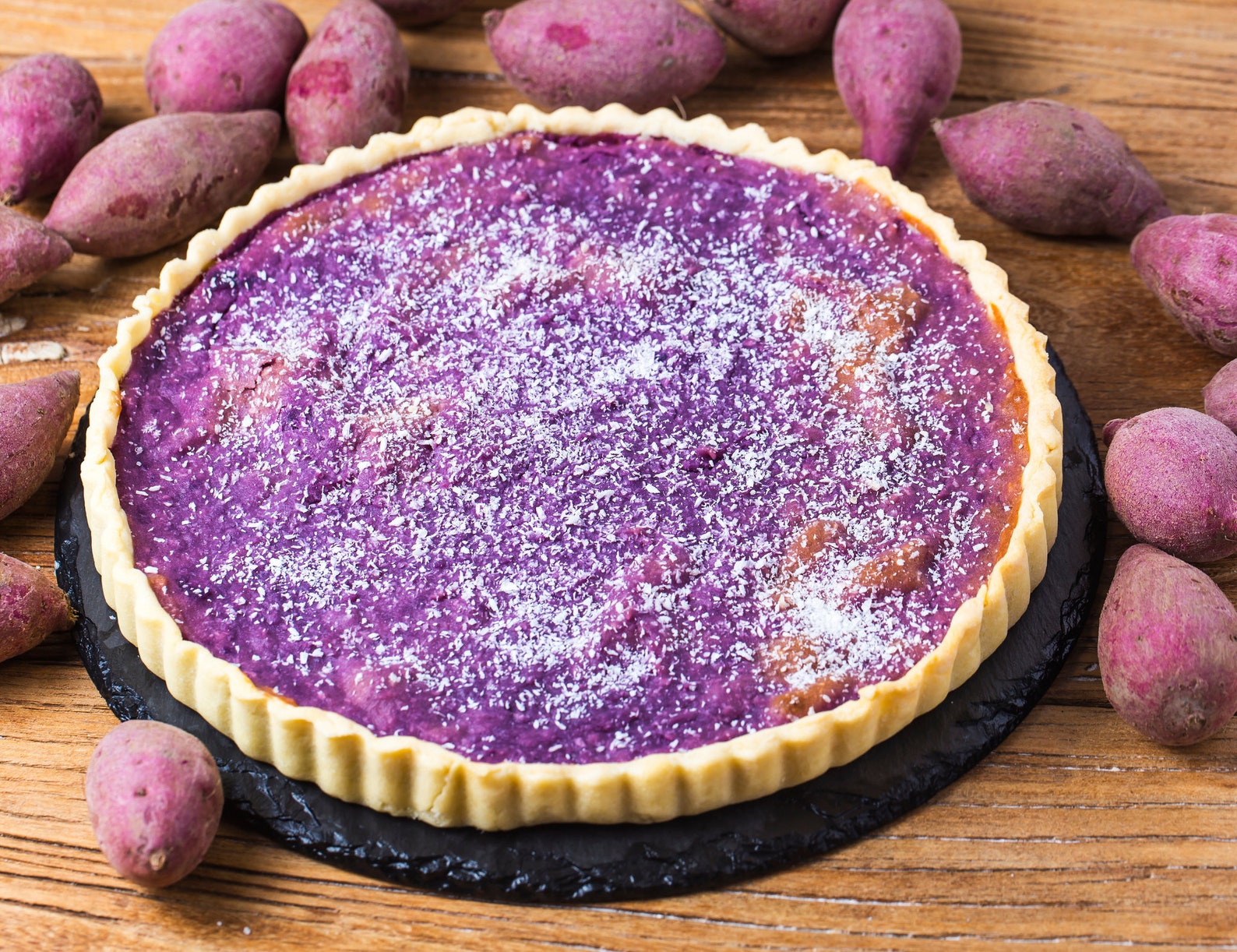 Fresh Hawaiian Purple Sweet Potatoes Ube Yam / Okinawan Sweet Potato ...