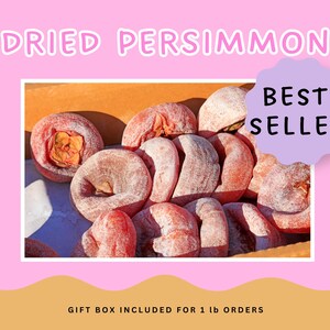 Dried Persimmon Gift Box / Sun Dried Persimmon / Gotgam / Dried Whole ...