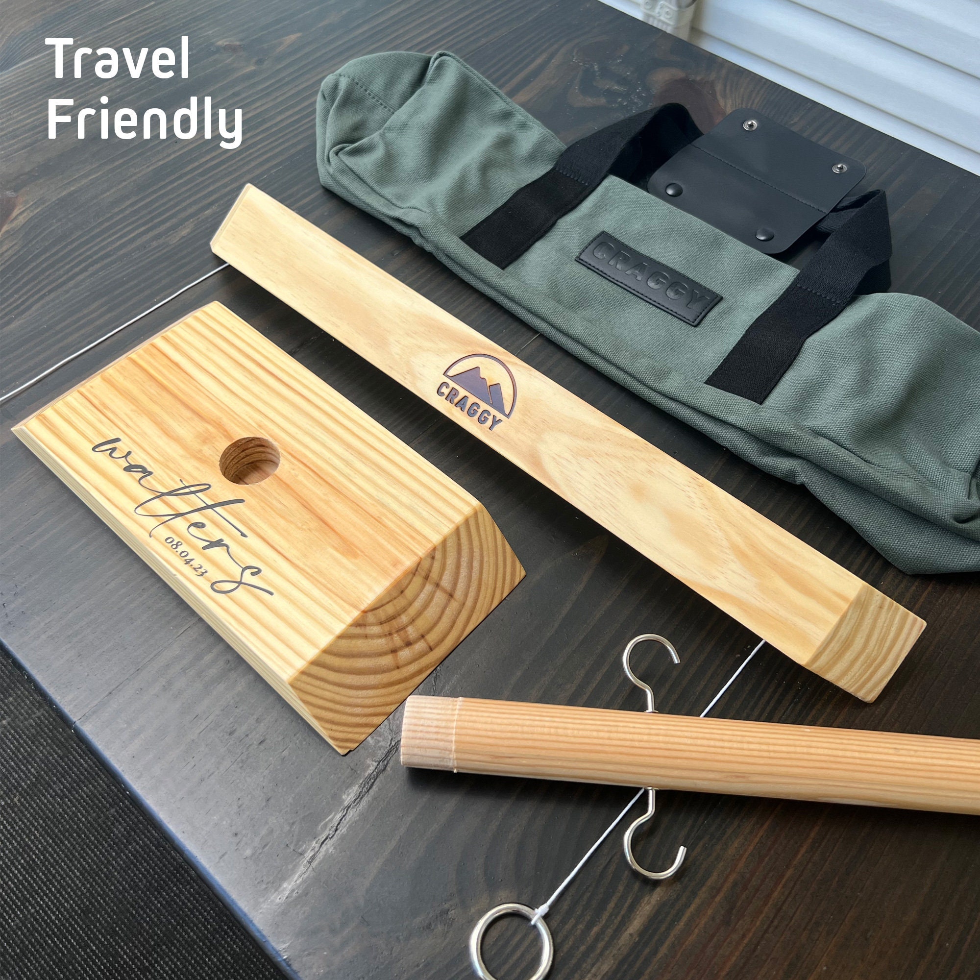 Personalized Wooden Ring Toss Game Custom Name/phrase - Etsy