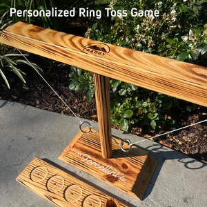 Personalized Wooden Ring Toss Game – Custom 2-player Bar Game - Etsy