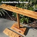Personalized Wooden Ring Toss Game Custom Name/phrase Wedding, Man Cave ...