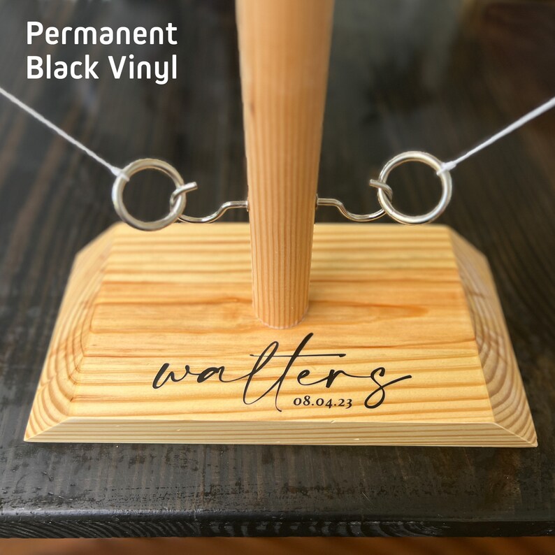 Personalized Wooden Ring Toss Game Custom Name/phrase - Etsy