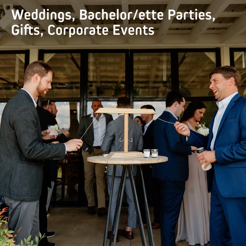 Personalized Wooden Ring Toss Game Custom Name/phrase - Etsy