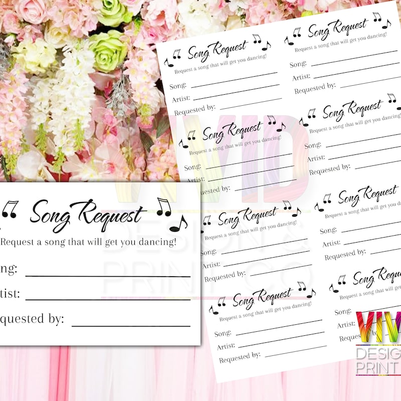 Song Request - Etsy UK