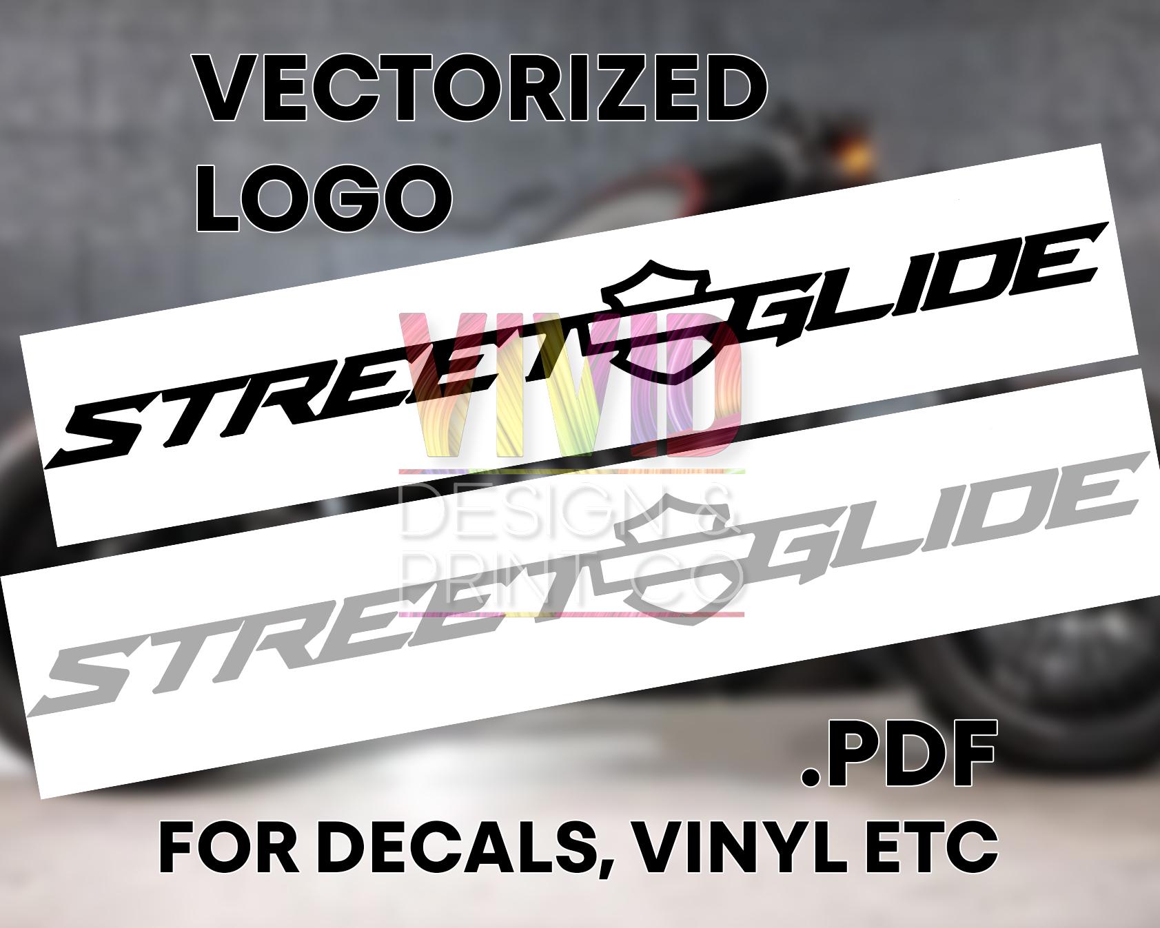 Street Glide Vector Logo | Harley Davidson Style PDF, | Motorcycle ...