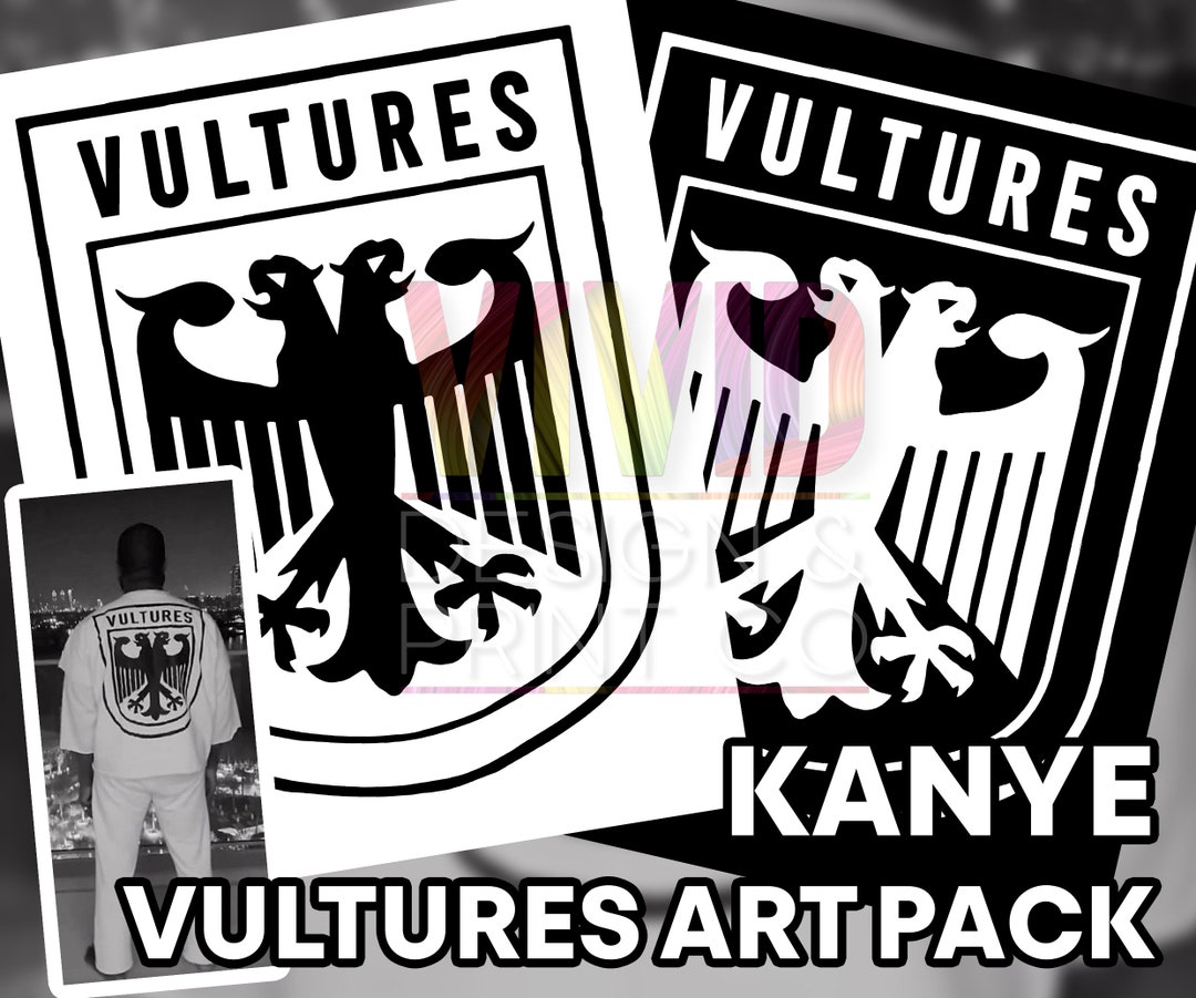 KANYE - Vultures Logo, Vectorised Artwork File Set - for Tshirt ...