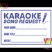 Karaoke Song Request Slips: Printable Template (digital Download) - Etsy