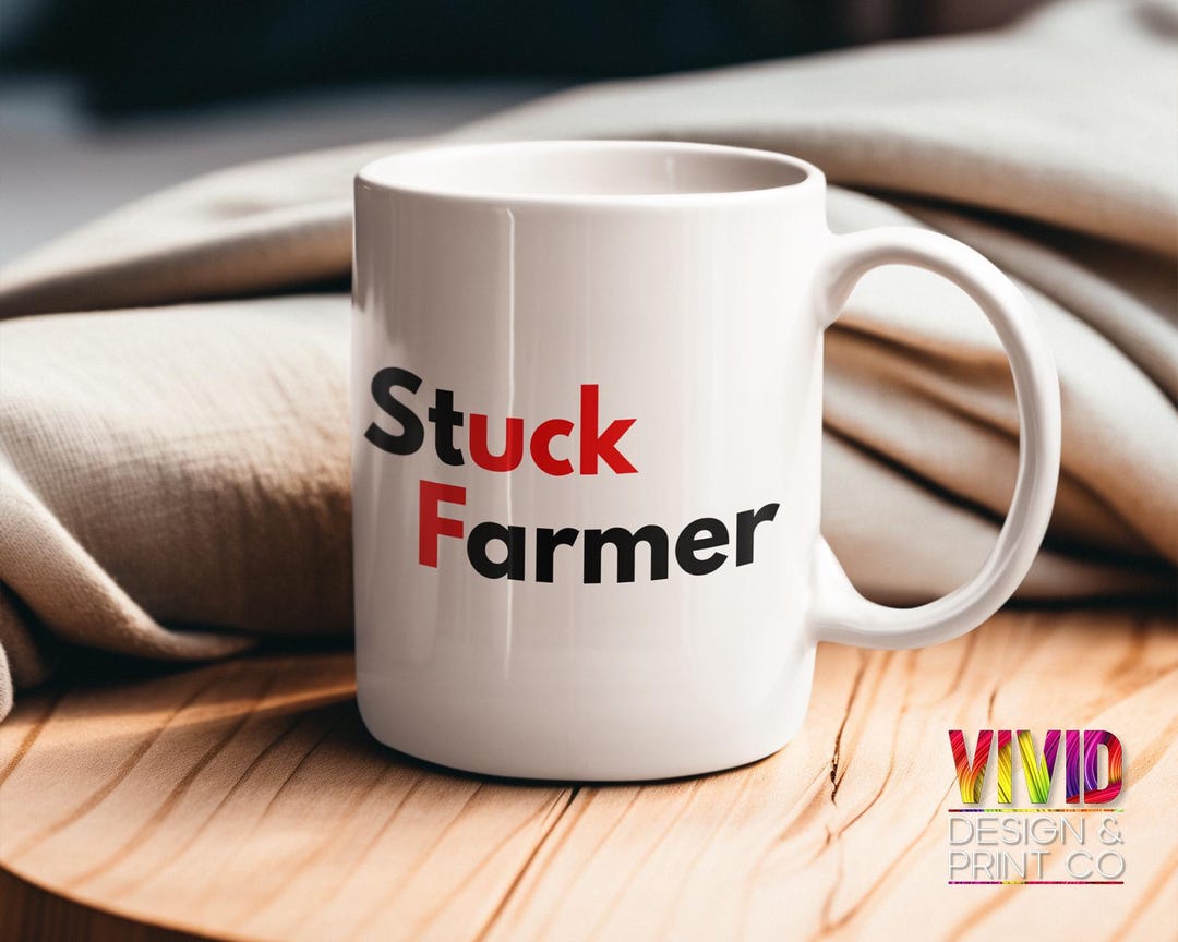 Funny Keir Starmer Mug – Stuck Farmer Meme – Political Satire Gift – UK ...