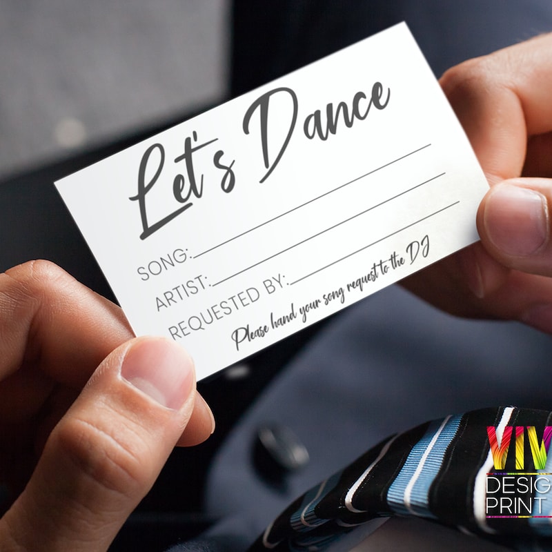 Song Request Cards - Etsy